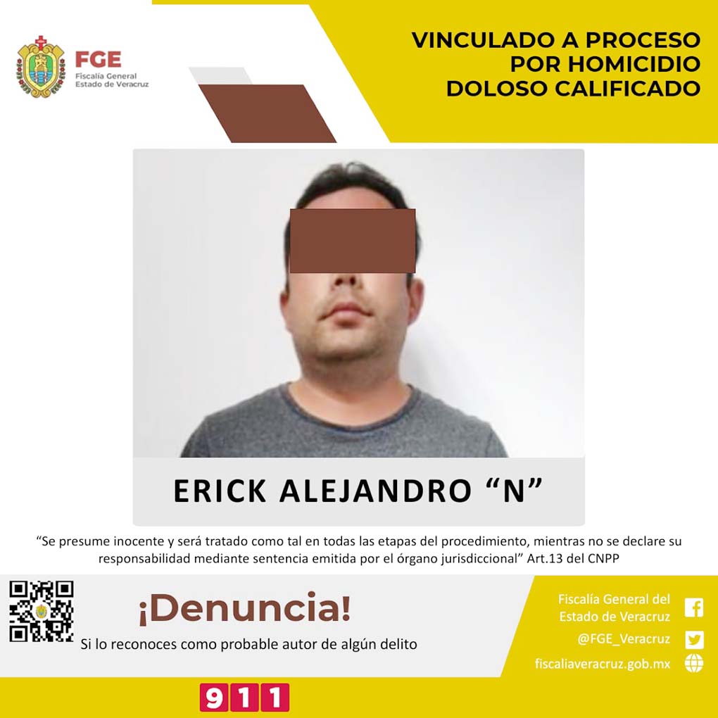 El Heraldo de Xalapa - Vinculan a proceso a Erick “N”