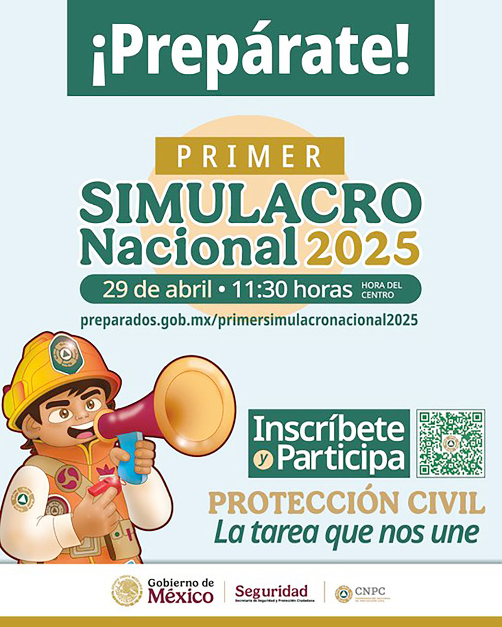 El Heraldo de Xalapa - Primer Simulacro Nacional 2025; ¿qué hacer?